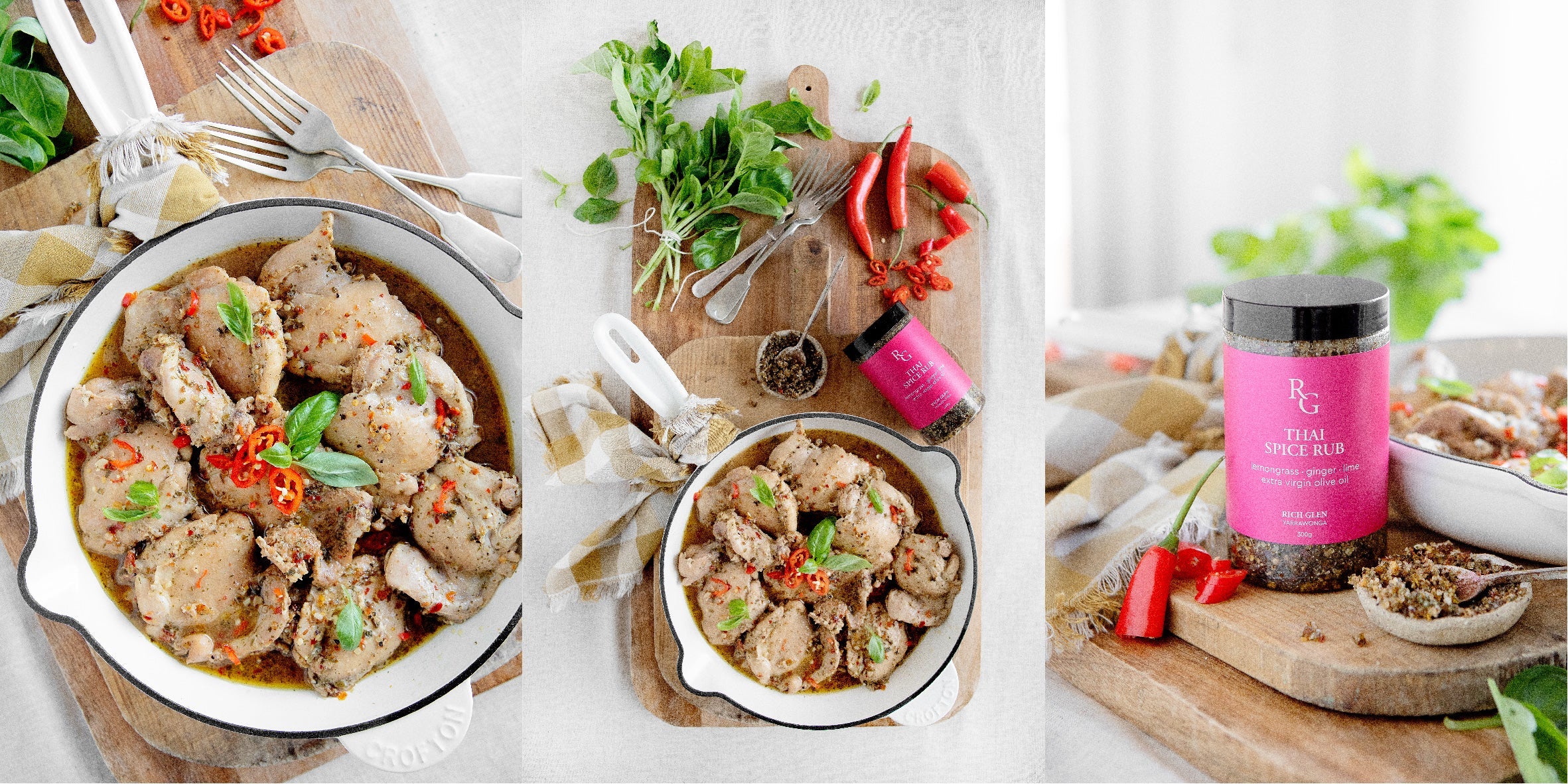 Ros' Thai Spiced Chicken Thighs – Rich Glen