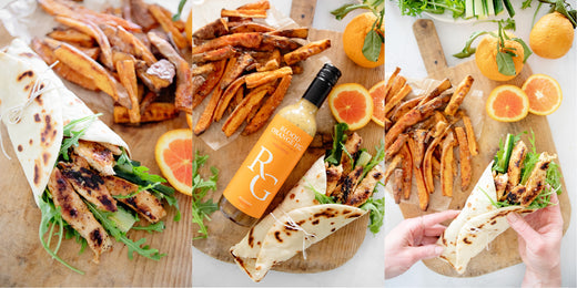 Blood Orange & Fig Chicken Wraps – Rich Glen