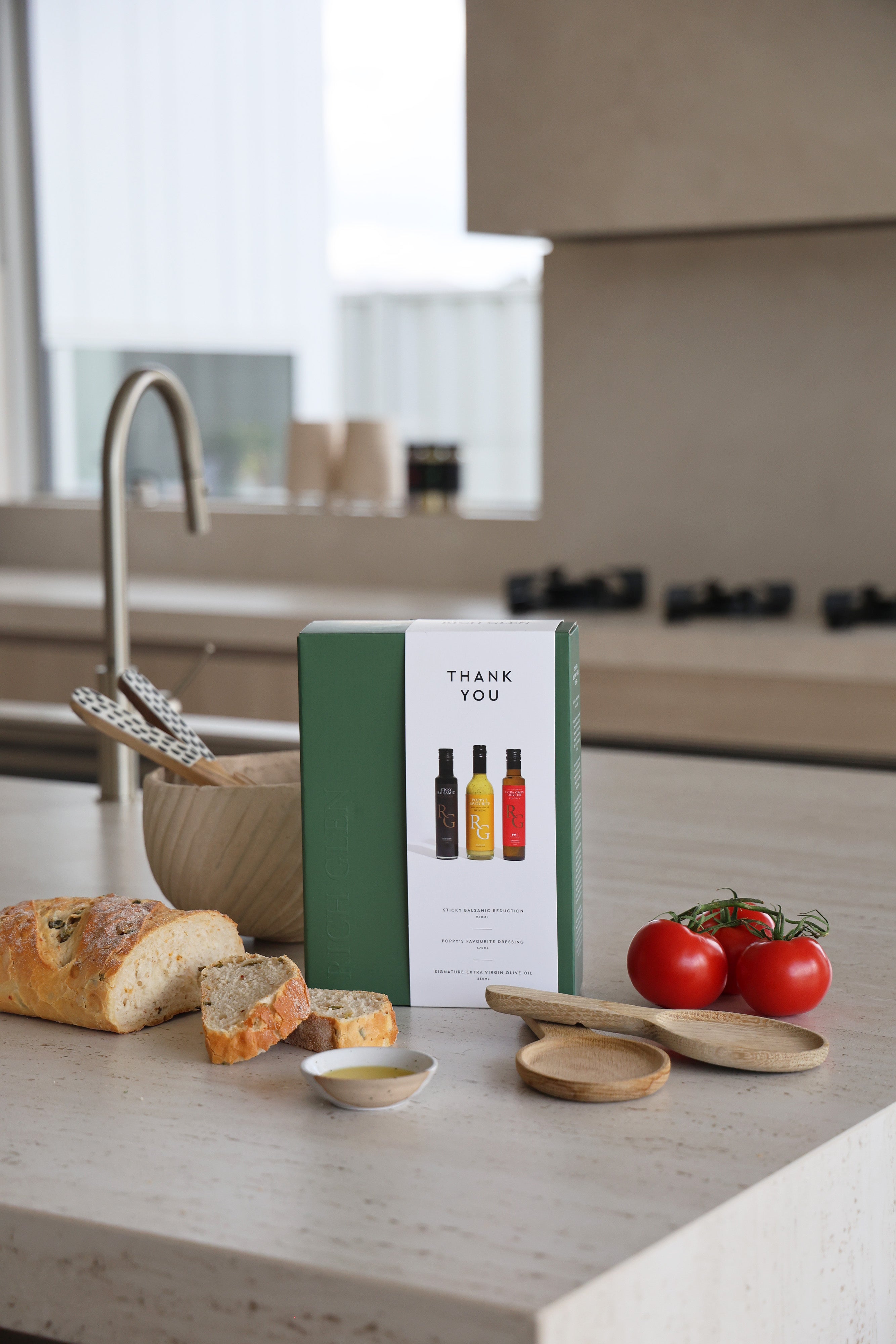 Thank You Gift Pack | Gourmet Olive Oil Gift Hamper | Rich Glen