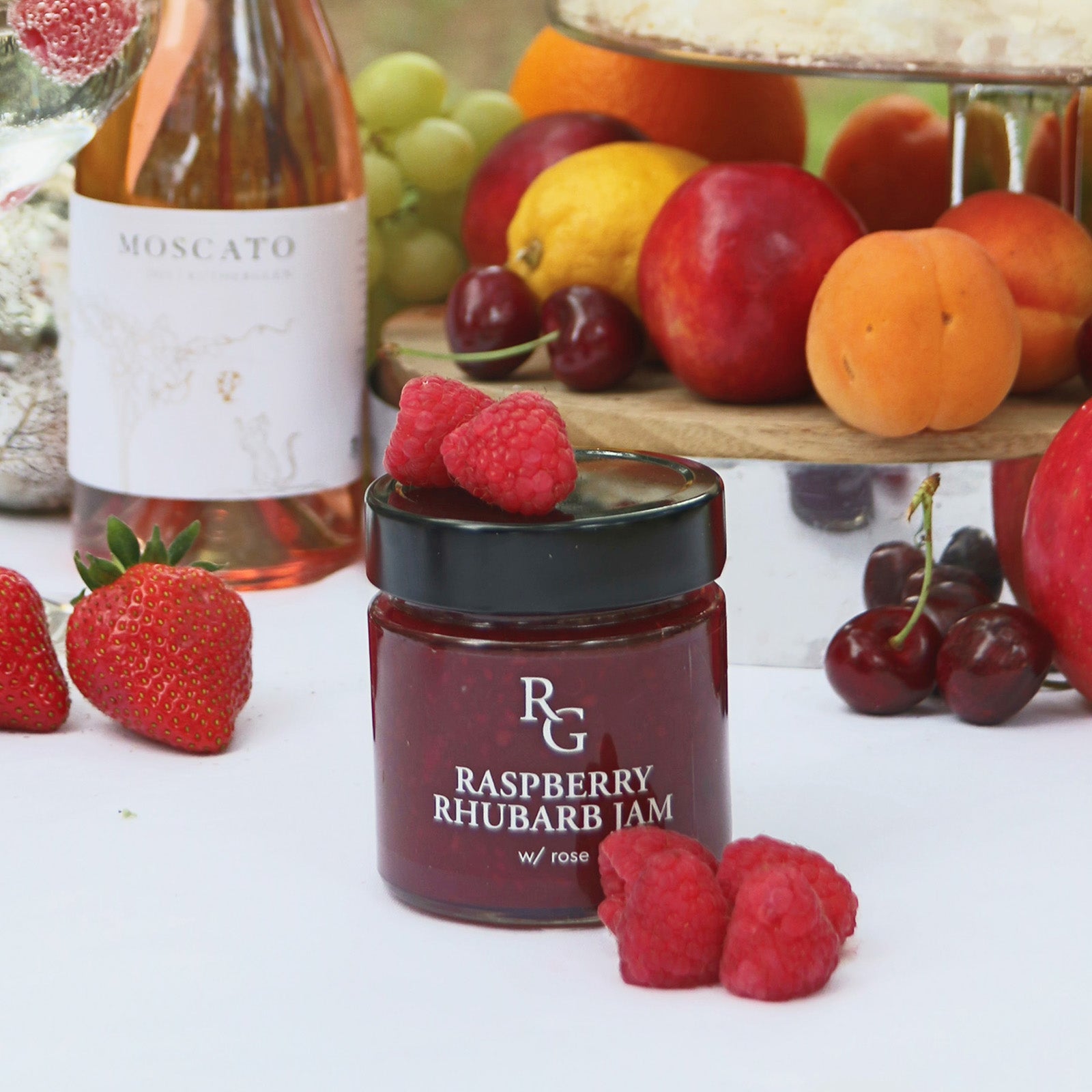 Rich Glen | Raspberry Rhubarb Jam 220ml